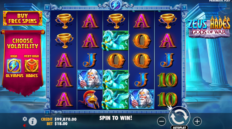 Zeus vs Hades – Gods of War Slot by Pragmatic Play | Play Demo for Free