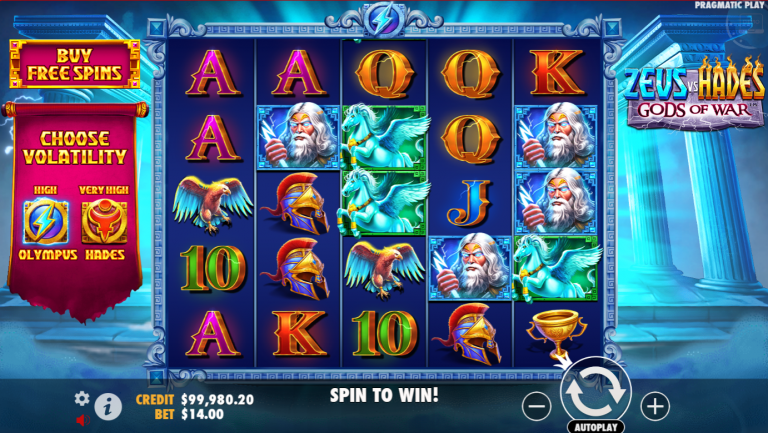 Zeus vs Hades – Gods of War Slot by Pragmatic Play | Play Demo for Free
